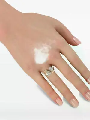 Van Cleef & Arpels Diamond Bypass Ring - Gold