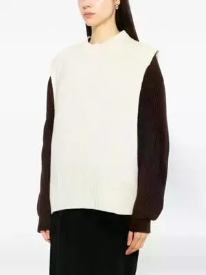 UMA WANG Ribbed-knit Sleeveless Top