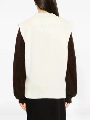 UMA WANG Ribbed-knit Sleeveless Top