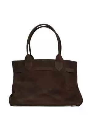 BALLANTYNE Medium Kate 993 Buckle-detail Suede Tote Bag