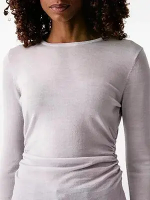 TRUSSARDI Ruched-detail Sweater