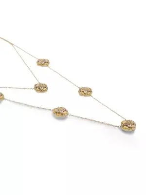 Guess Leaf Embellished Necklace