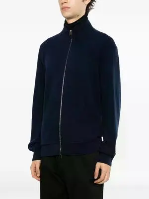 Canali Zip-up Knitted Sweater