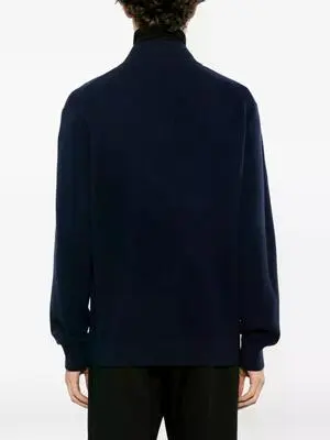 Canali Zip-up Knitted Sweater