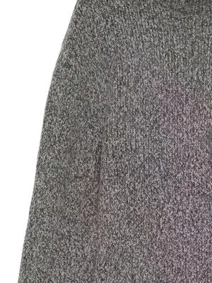 Officine Générale Marl-knit Mock-neck Sweater