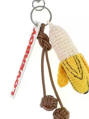 CHARLES JEFFREY Banana Keyring - Neutrals