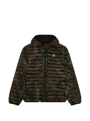 AAPE BY *A BATHING APE Camouflage-print Quilted Jacket - Brown