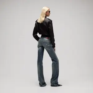 Gucci Cotton Denim Pants With Coating