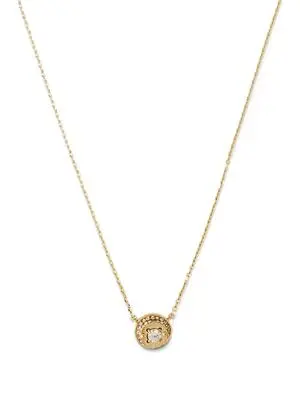 Guess Till Morning Pavé Coin Necklace