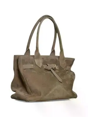 BALLANTYNE Medium Kate 993 Buckle-detail Leather Tote Bag
