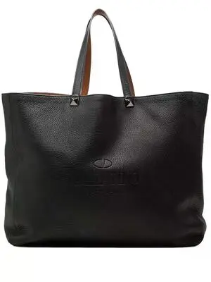 Valentino Garavani 2018-2026 Leather Rockstud Reversible Identity Tote Bag