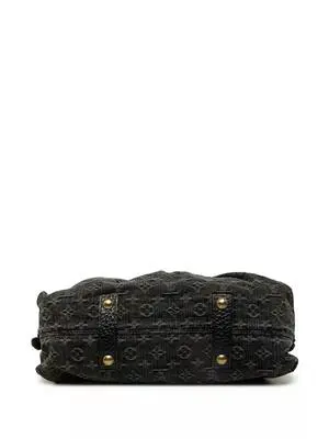 LOUIS VUITTON 2007 Monogram Denim Neo Cabby Mm Satchel