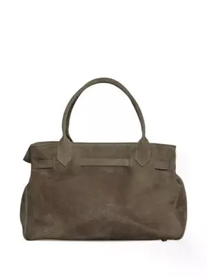 BALLANTYNE Medium Kate 993 Buckle-detail Suede Tote Bag