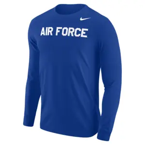 Nike Air Force Falcons Football Long-sleeve T-shirt - Blue
