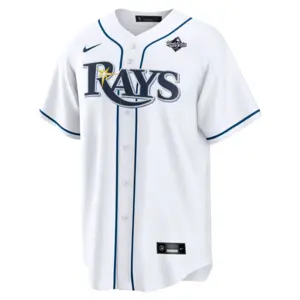 Nike Tampa Bay Rays 2026 World Series Participant Mlb Replica Jersey - White