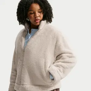 Nike Sportswear Essential High-pile Fleece Jacket - Brown