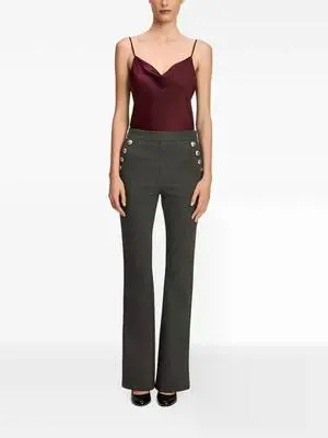 Cinq À Sept Suzette Button-embellished Trousers