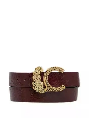 Lola Casademunt Leopard-motif Buckle Belt