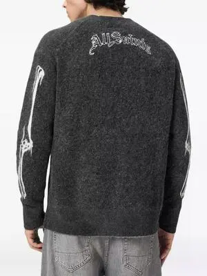 ALLSAINTS Ribspill Skeleton-print Sweater