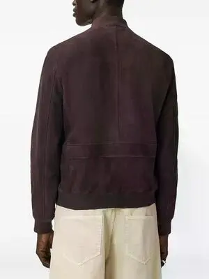 ALLSAINTS Morten Suede Bomber Jacket