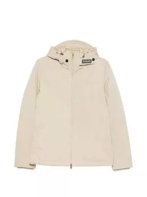 Woolrich Hooded Zip-up Jacket - Neutrals