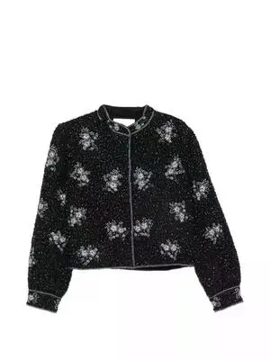 Antik Batik Biba Sequin-embellished Jacket - Black