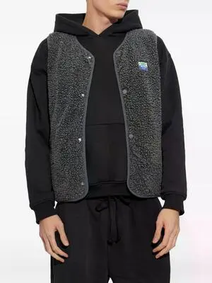 American Vintage Logo-patch Fleece Gilet Jacket