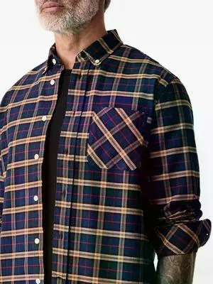 Barbour Forth Authentic-fit Long-sleeved Shirt - Blue