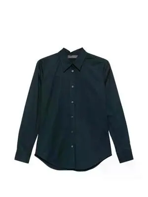 Lorena Antoniazzi Star-detail Curved-hem Shirt - Blue