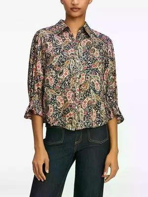Cinq À Sept Fiona Paisley-print Shirt