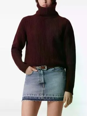 FORTELA Leona Ribbed-knit Sweater - Red