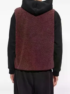 American Vintage Hoktown Logo-patch Fleece Gilet