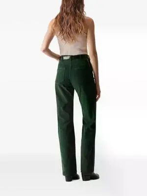 FORTELA Jane Corduroy Bootcut Trousers - Black