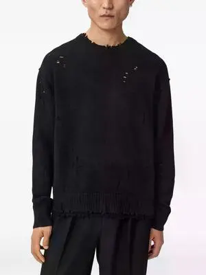 ALLSAINTS Wolf Oversized Wool-blend Jumper - Black