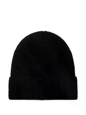 Canada Goose Ribbed-knit Logo-patch Beanie Hat