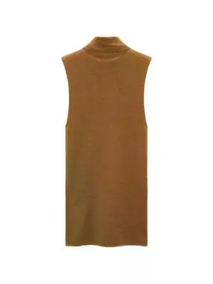 Dorothee Schumacher Urban Merino Wool Roll-neck Top - Brown