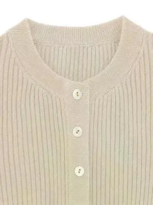 FORTELA Lou Ribbed Cashmere Sweater - Neutrals
