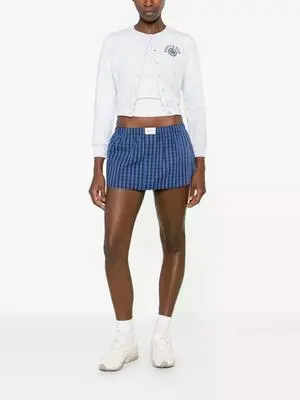 Sporty & Rich Logo-print Cropped Sweatshirt