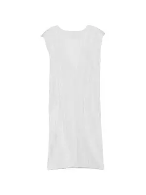 Issey Miyake Pleats Please Midi Dress - Grey