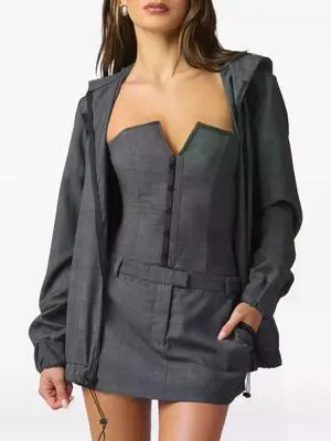 Kiki De Montparnasse Prince Of Wales Hooded Jacket