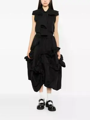 Comme Des Garçons Ruffled Asymmetric Skirt