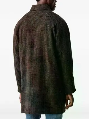 Barbour Lorden Check Wool Overcoat