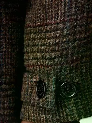 Barbour Lorden Check Wool Overcoat