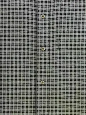Séfr Check-pattern Flannel Shirt - Grey