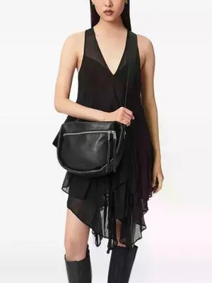 ALLSAINTS Leather Cross Body Bag - Black