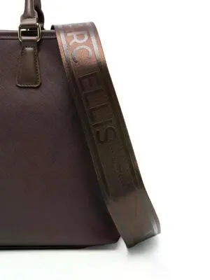 MARC ELLIS Kassy M Logo-plaque Saffiano-effect Tote Bag