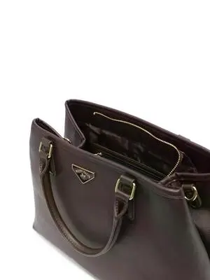 MARC ELLIS Kassy M Logo-plaque Saffiano-effect Tote Bag