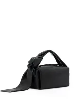 ALLSAINTS Effie Leather Knot Shoulder Bag - Black