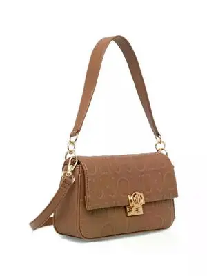 Liu Jo Embossed-logo Crossbody Bag - Neutrals