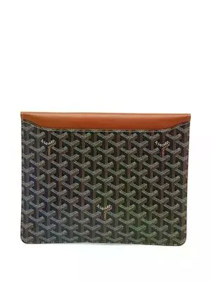 Goyard Mm Camondo Ii Goyardine Clutch Bag - Brown